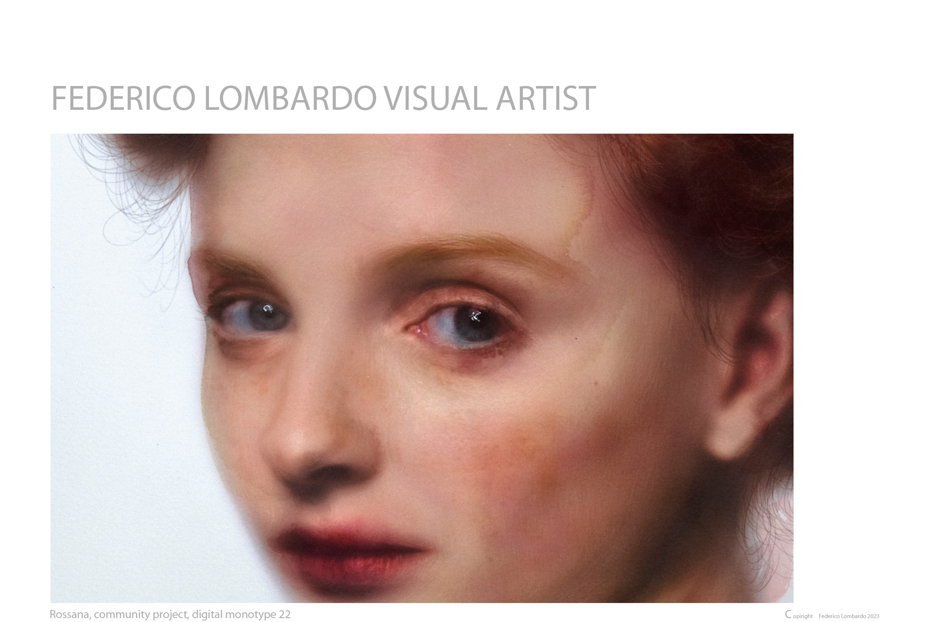 FEDERICO LOMBARDO visual artist